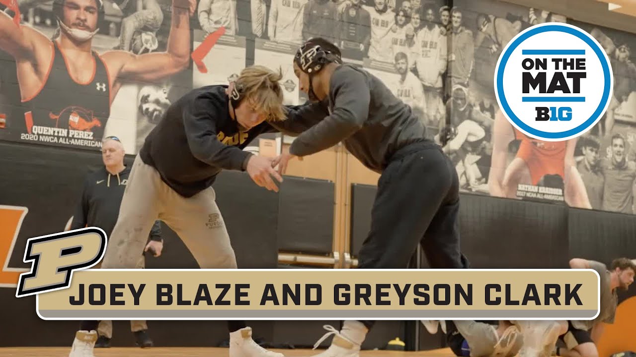 Spotlighting Joey Blaze and Greyson Clark | Purdue Wrestling | On The ...