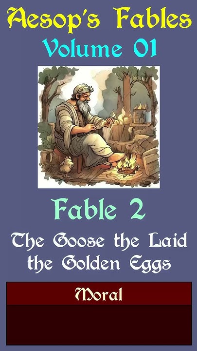 Aesop's Fables: The Goose that Laid the Golden Eggs - YouTube