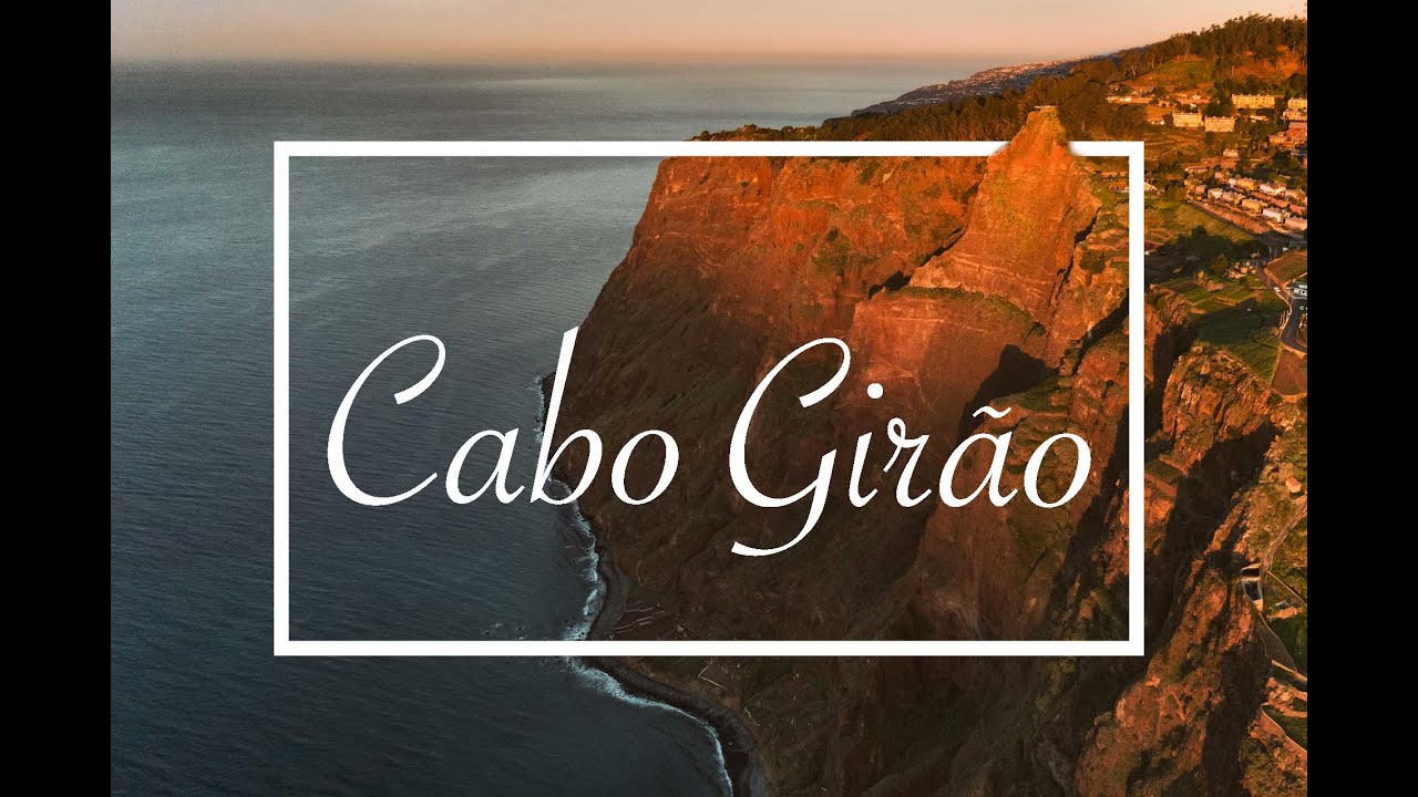 Drone footage of Cabo Girao at sunrise - YouTube