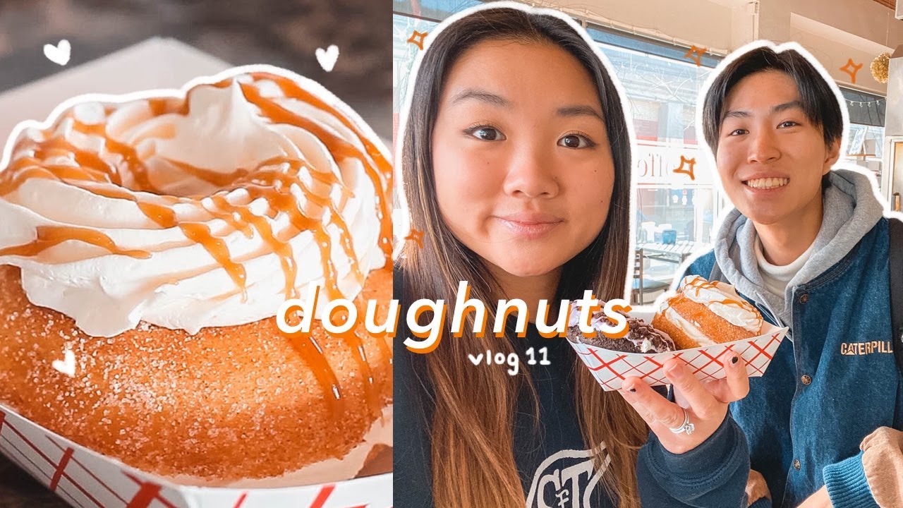 we tried the best doughnuts on long island!! (vlog 11) - YouTube