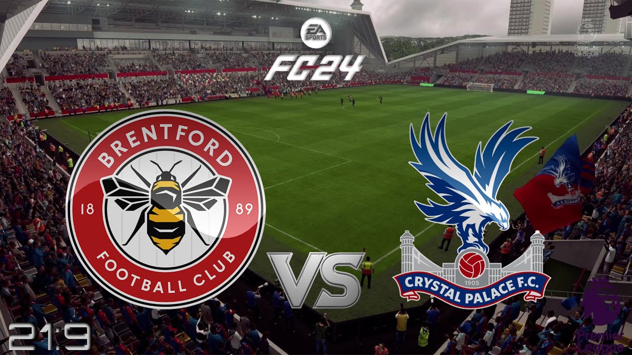 🏆Brentford FC vs Crystal Palace | FC24 Premier League Duell in 21:9 #08 ...