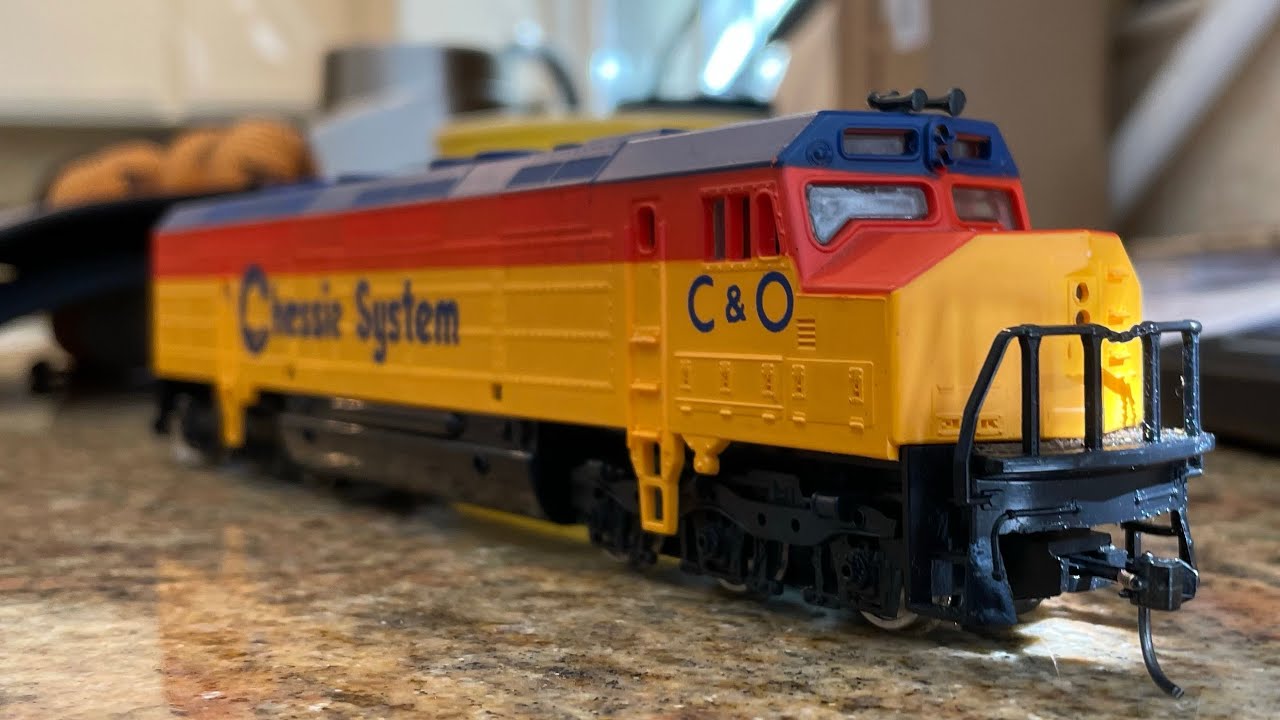 My brand new Chessie System EMD F45 - YouTube