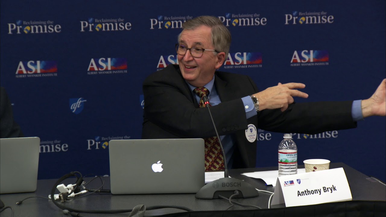 Anthony Bryk Teaching Art, Craft, or Science? - YouTube