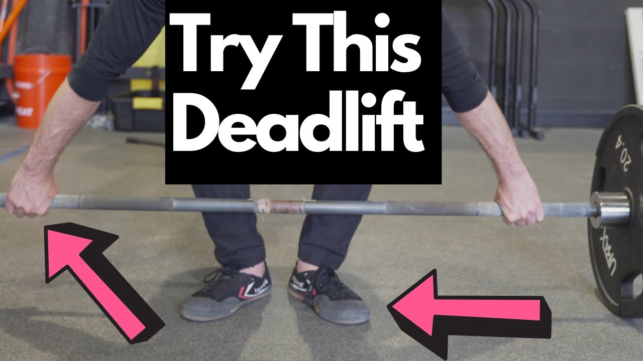 Duck Stance Deadlift Form (with Snatch Grip) - YouTube