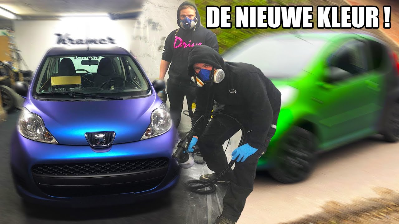 DIT WORD DE NIEUWE KLEUR OP DE AUTO | AUTO PROJECT (2/3) - YouTube
