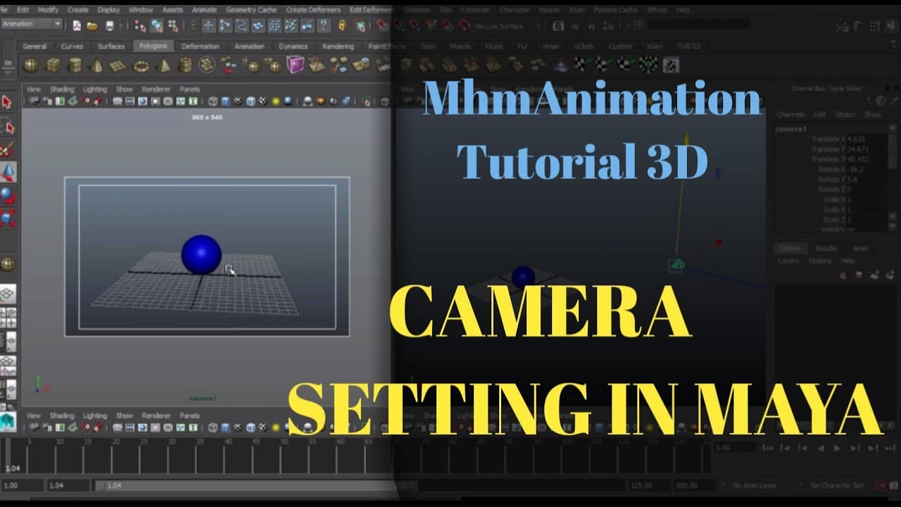 Camera Setting in maya #MhmAnimation tutorial#youtube_Class_02 - YouTube