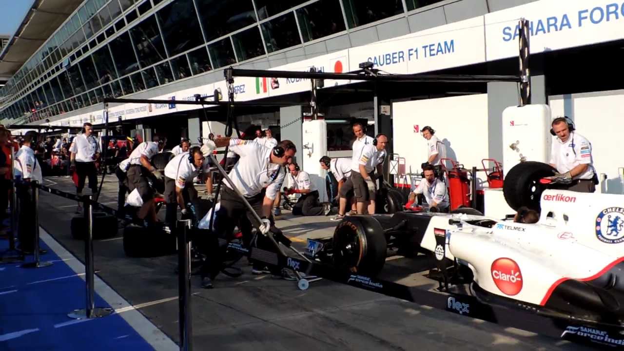 F1 Monza Pit Walk - YouTube