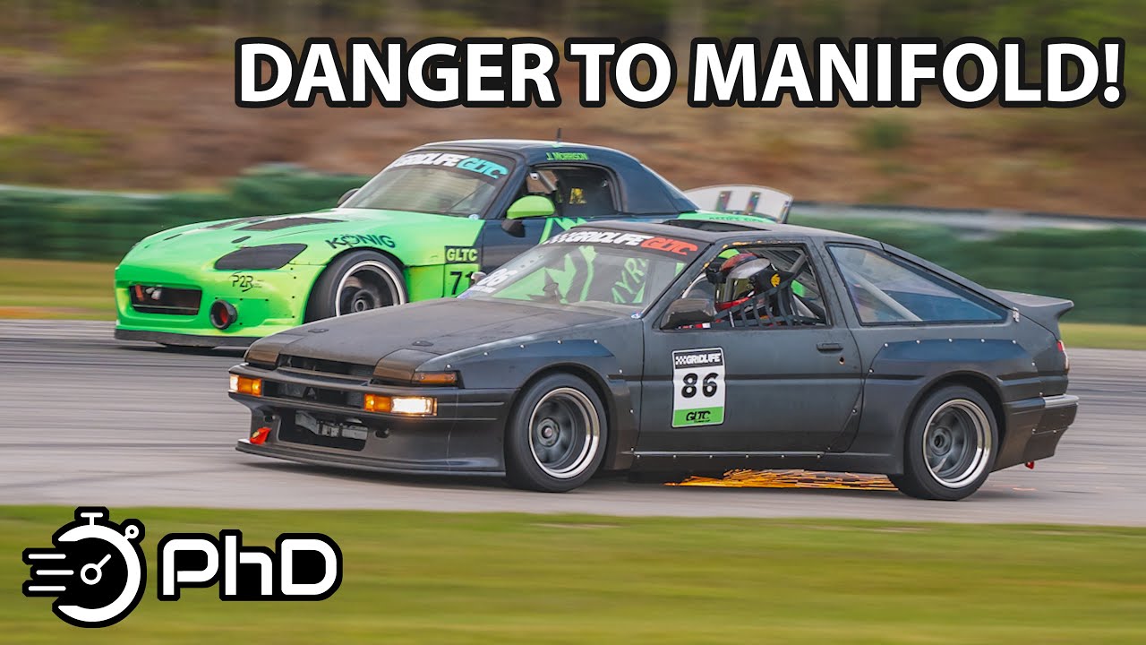 Danger to Manifold! My DREAM AE86 Touring Car Hits the Track!! GLTC ...