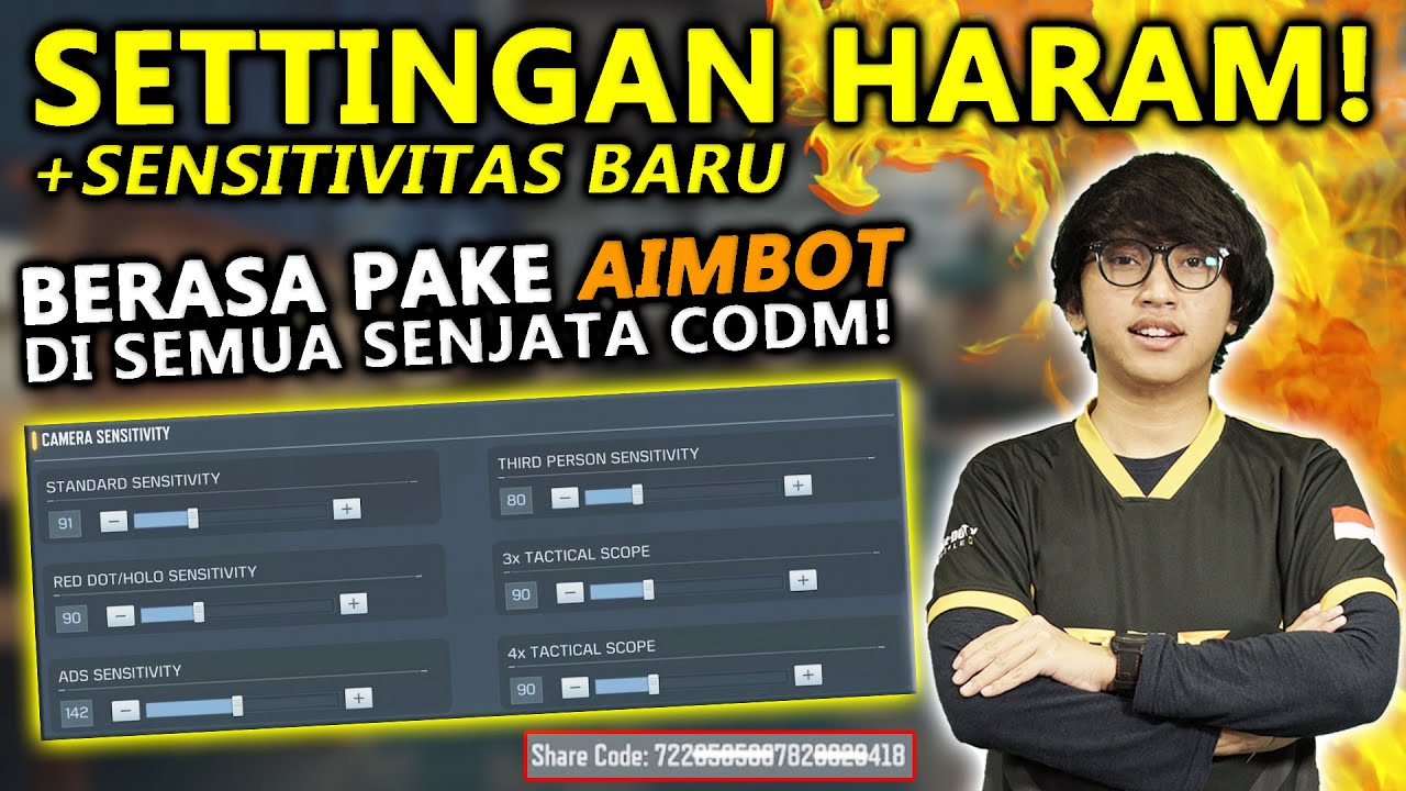 SETTINGAN DEWA! SNIPER, SMG, AR, SG, SEMUA SENJATA ENAK KALO PAKE ...