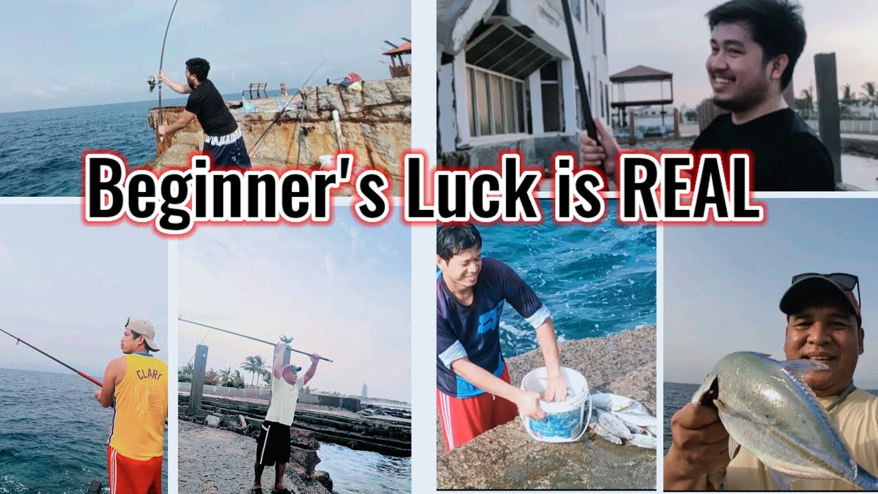 FIRST TIME NIYA MAG FISHING || ETO MGA NAHULI NAMIN - YouTube