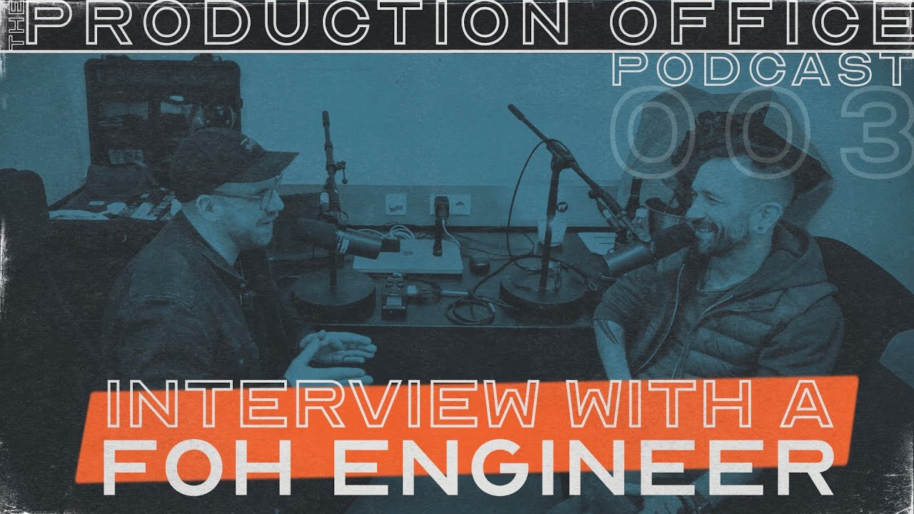 Get Behind The Scenes With A Touring FOH Engineer! // THE PRODUCTION ...