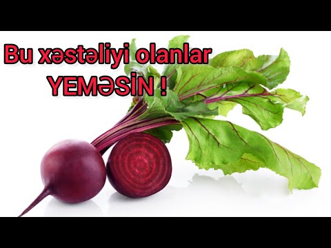 Çuğundur / faydaları və zərərləri / Bu xəstəliyi olanlar YEMƏSİN