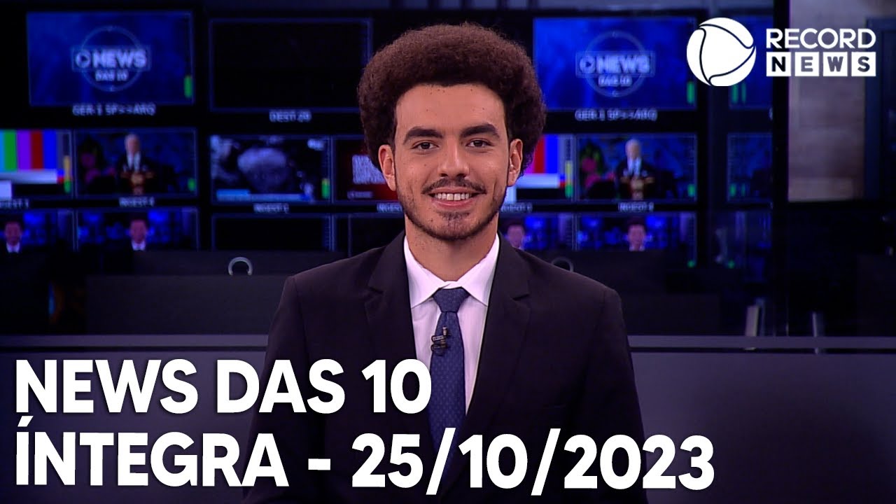News das 10 - 25/10/2023 - YouTube