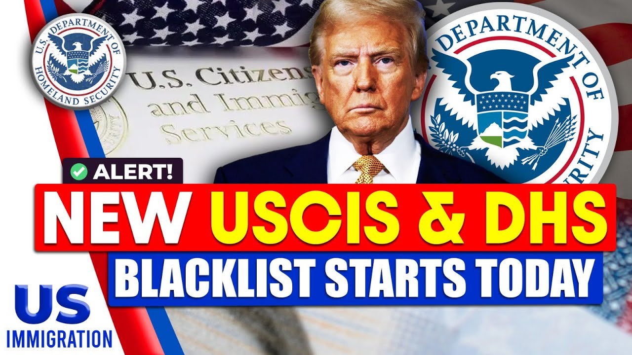 New USCIS and DHS Blacklist Starts Today | US Immigration News - YouTube