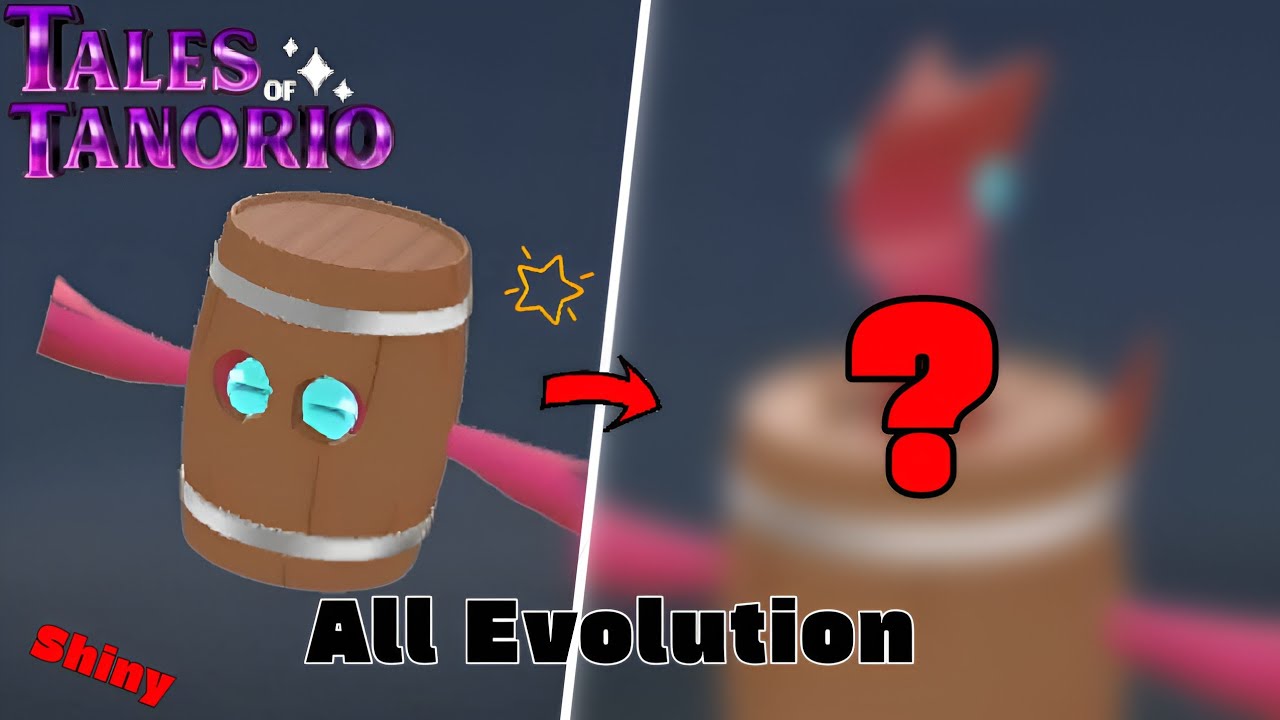 All Shiny Albarrel Evolution 【Tales Of Tanorio】 - YouTube