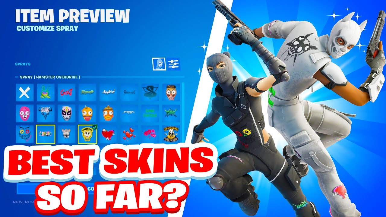 These Fortnite Skins make Sprays FINALLY USEFUL! - YouTube
