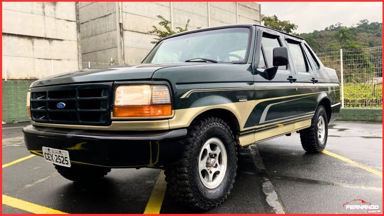 FORD F1000 ANO 1995 MOTOR MWM X10 *CABINE DUPLA E PNEU 31* - YouTube