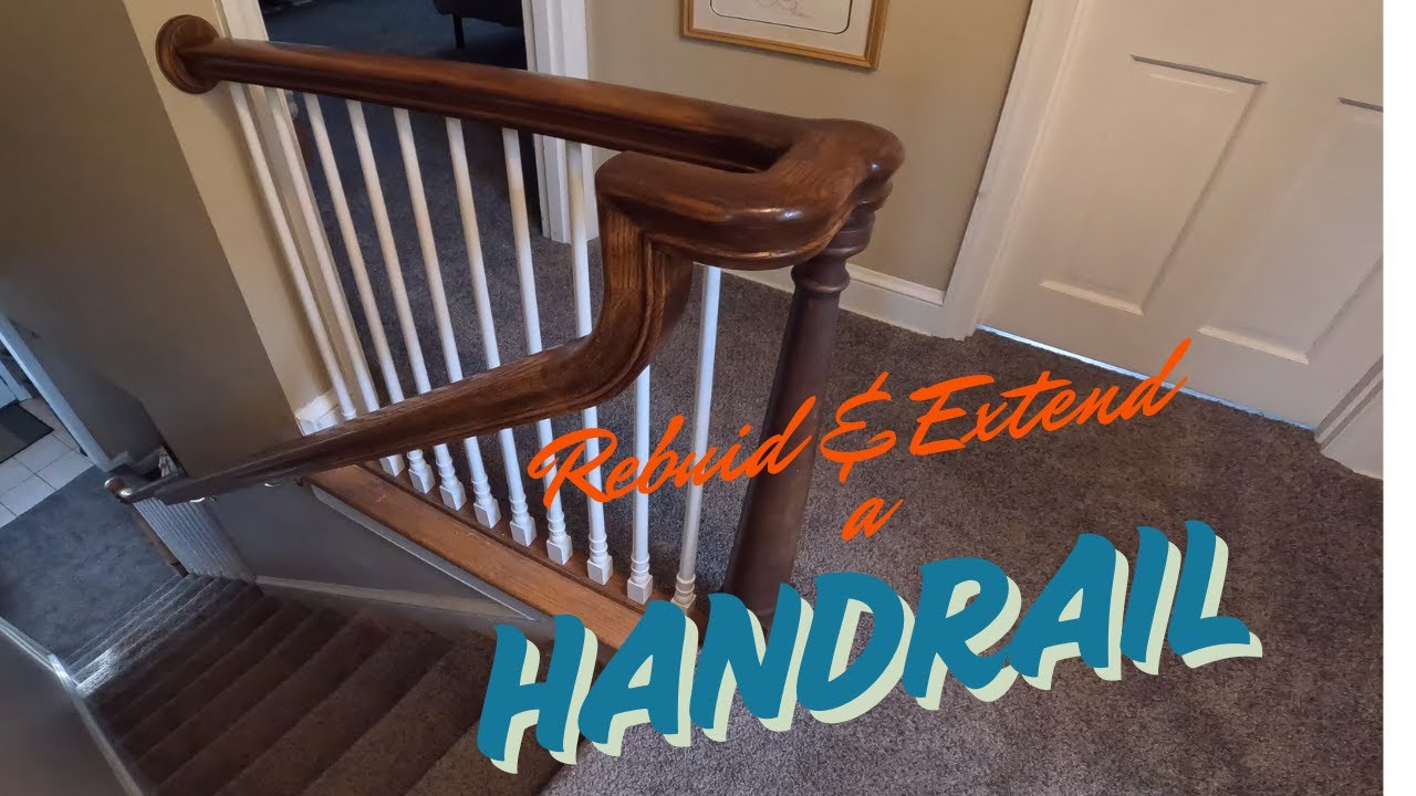 Rebuild & Extend A Handrail - YouTube