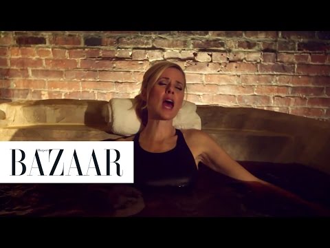 Watch This Woman Take a $450 Bath In Red Wine | The Younger Games | Harper's BAZAAR