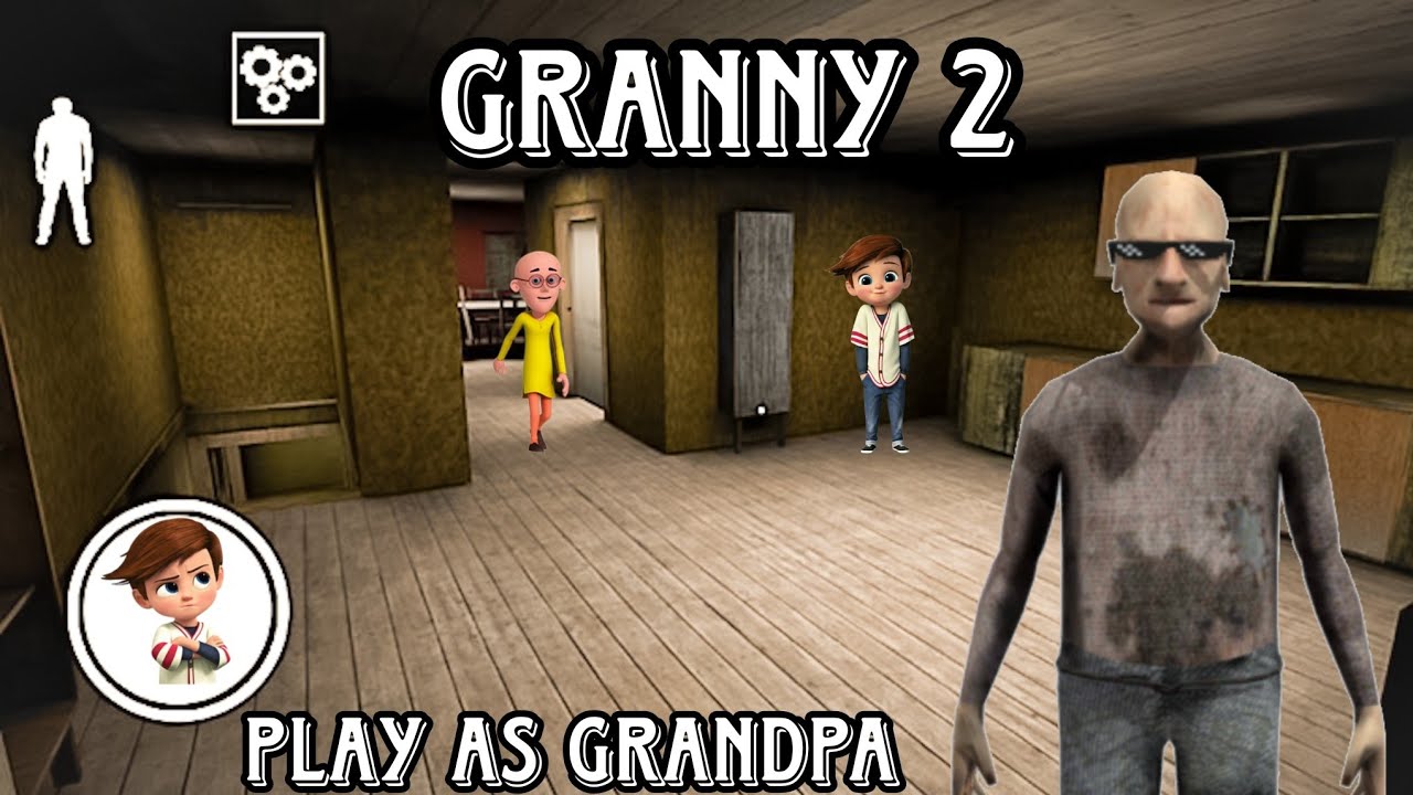 GRANDPA KE GHAR ME CHOR😂,granny grandpa 2,granny chapter 5,granny 11,# ...