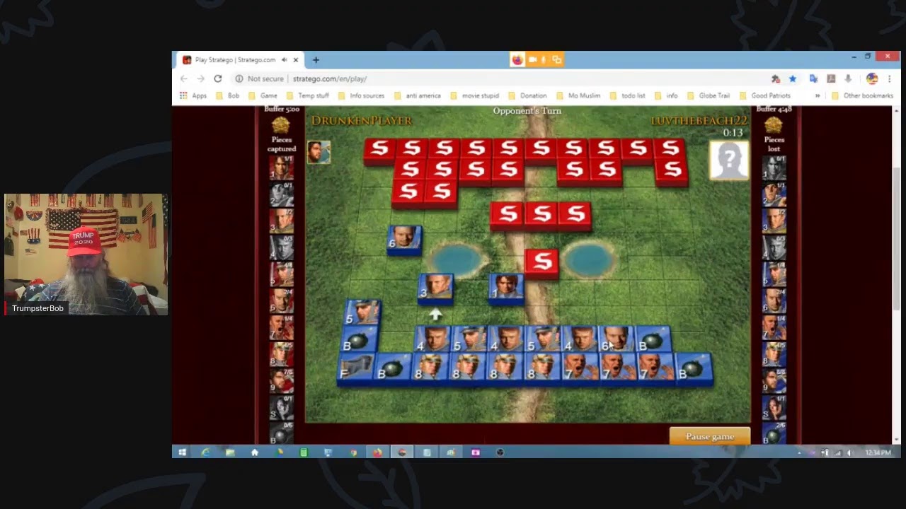 Stratego Live with the Drunken Player - YouTube