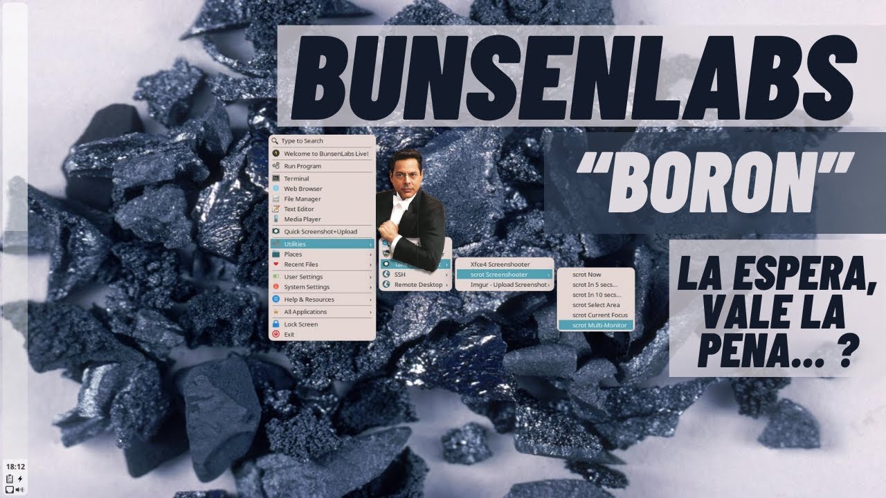 #Bunsenlabs Boron (versión BETA 2)... una deliciosa espera - YouTube