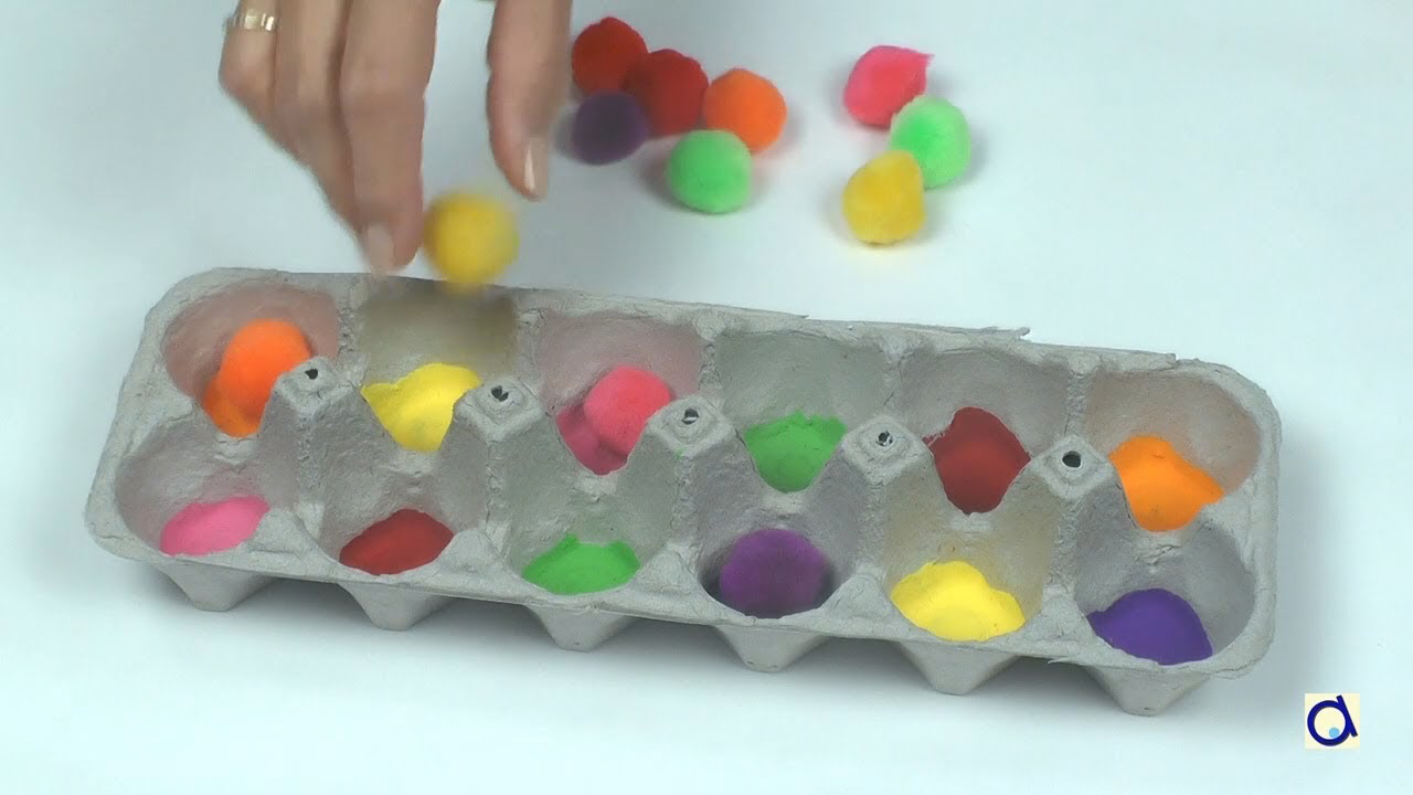 DIY Sorting game for preschoolers - YouTube