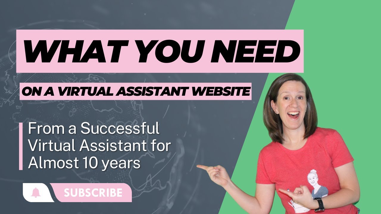 What You Need on a Virtual Assistant Website - YouTube