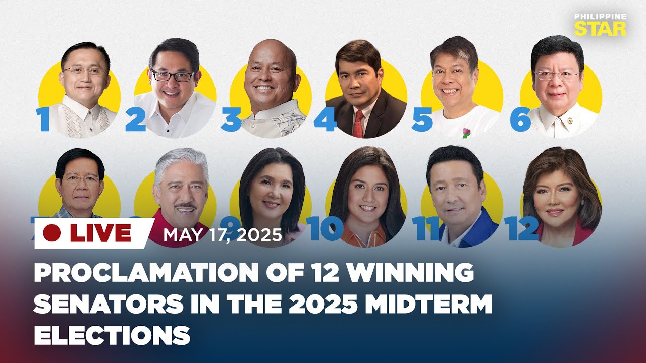 LIVE: Proclamation of Senators-elect in the 2025 national and local ...