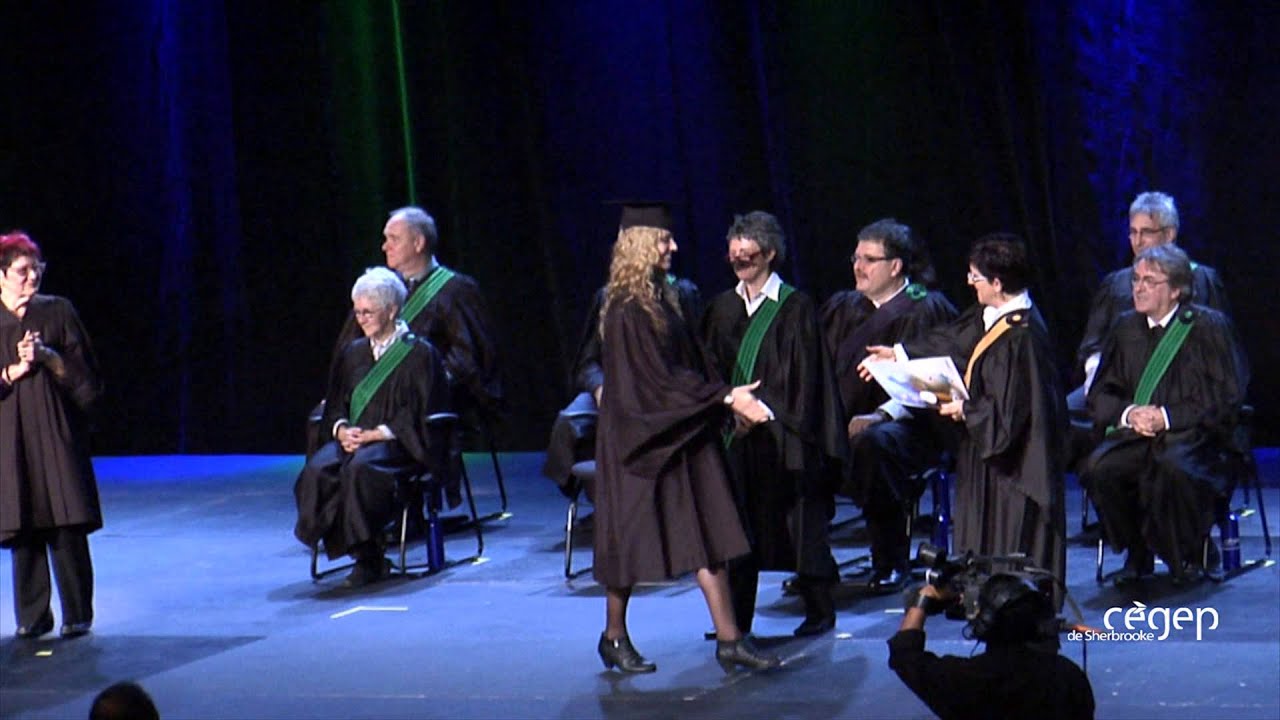 Cérémonie de remise des diplômes 2012 au Cégep de Sherbrooke - YouTube