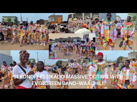 Supreme Masquerades and MASSIVE Performance Evergreen Band SEKONDI ...