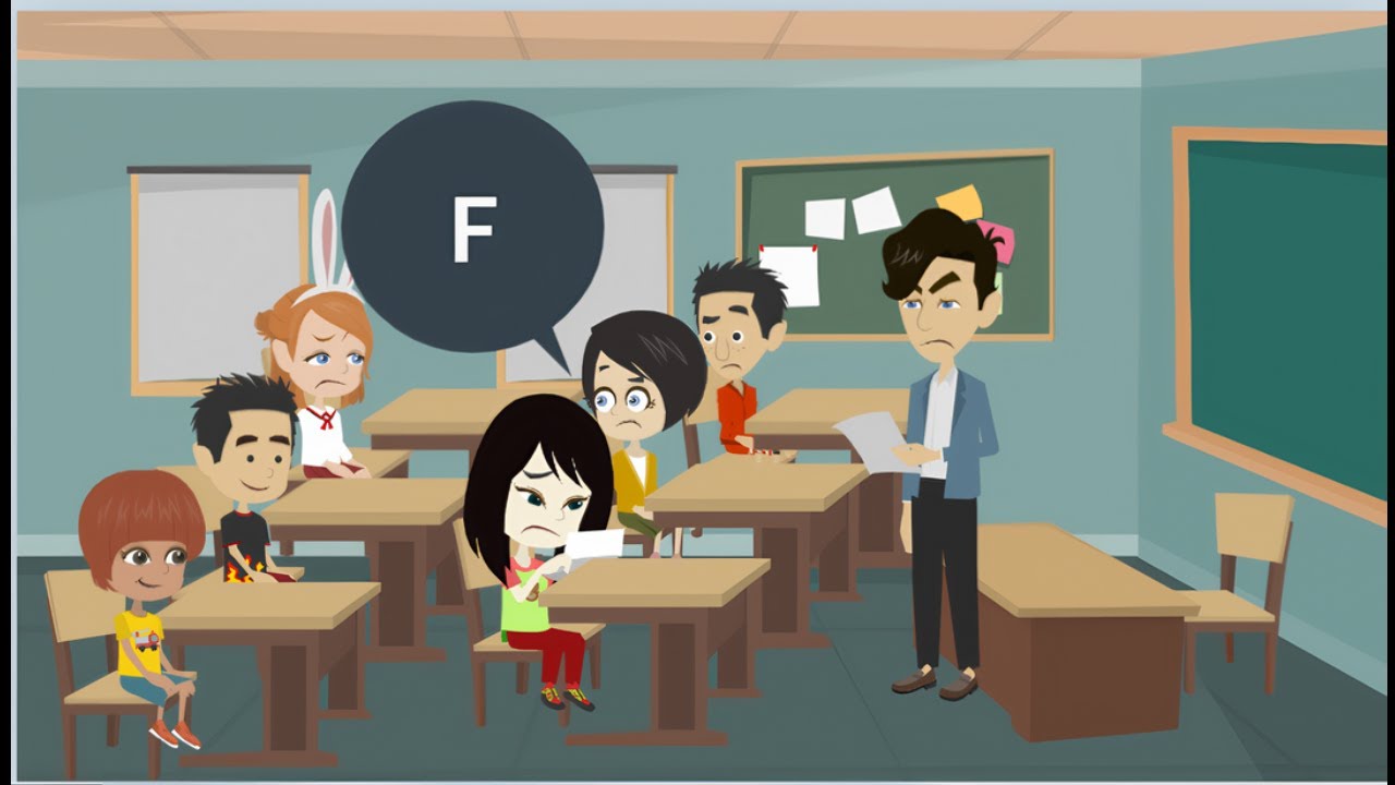 Mina Failed on Math Test - Conversation in English - Mina English ...