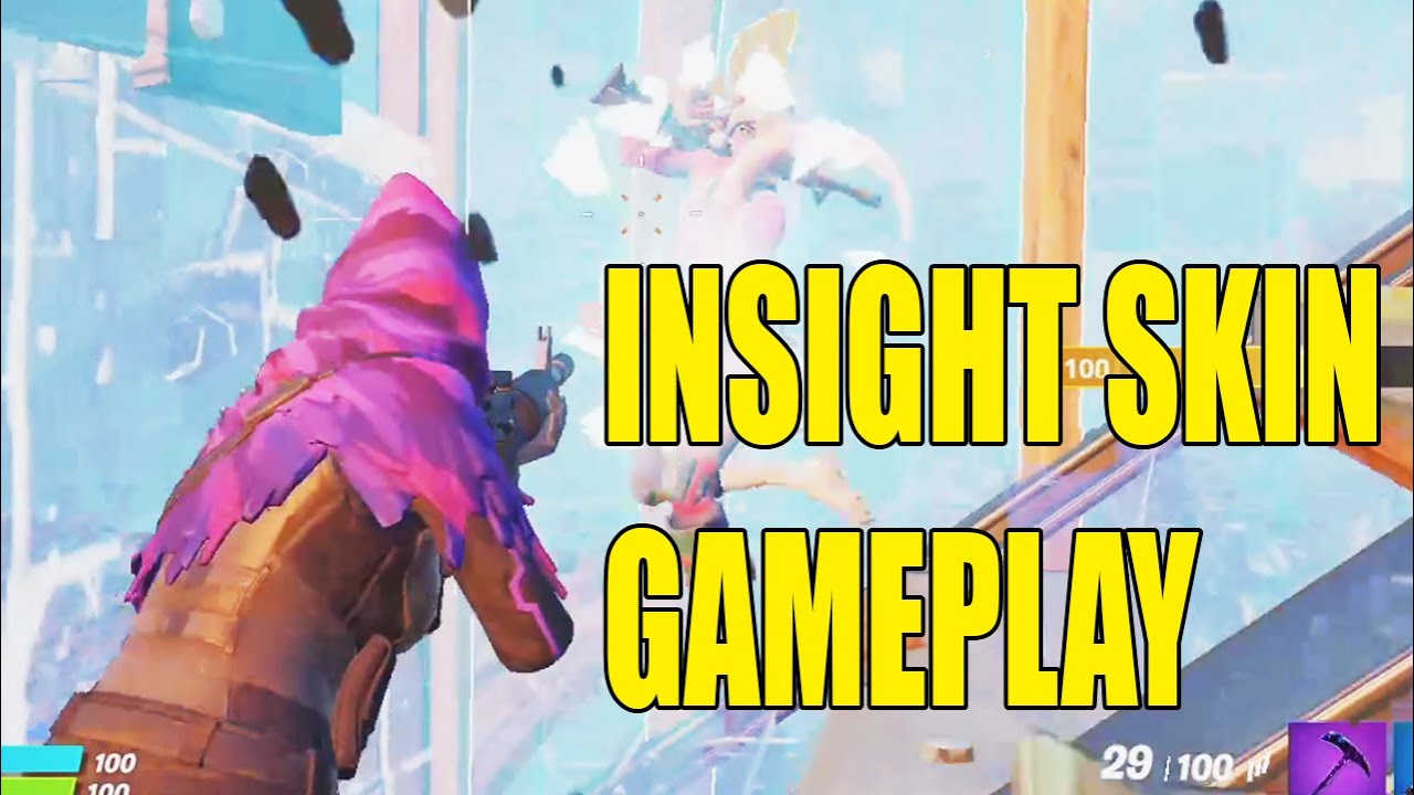 Insight Skin Game Play in Fortnite Zone Wars - YouTube