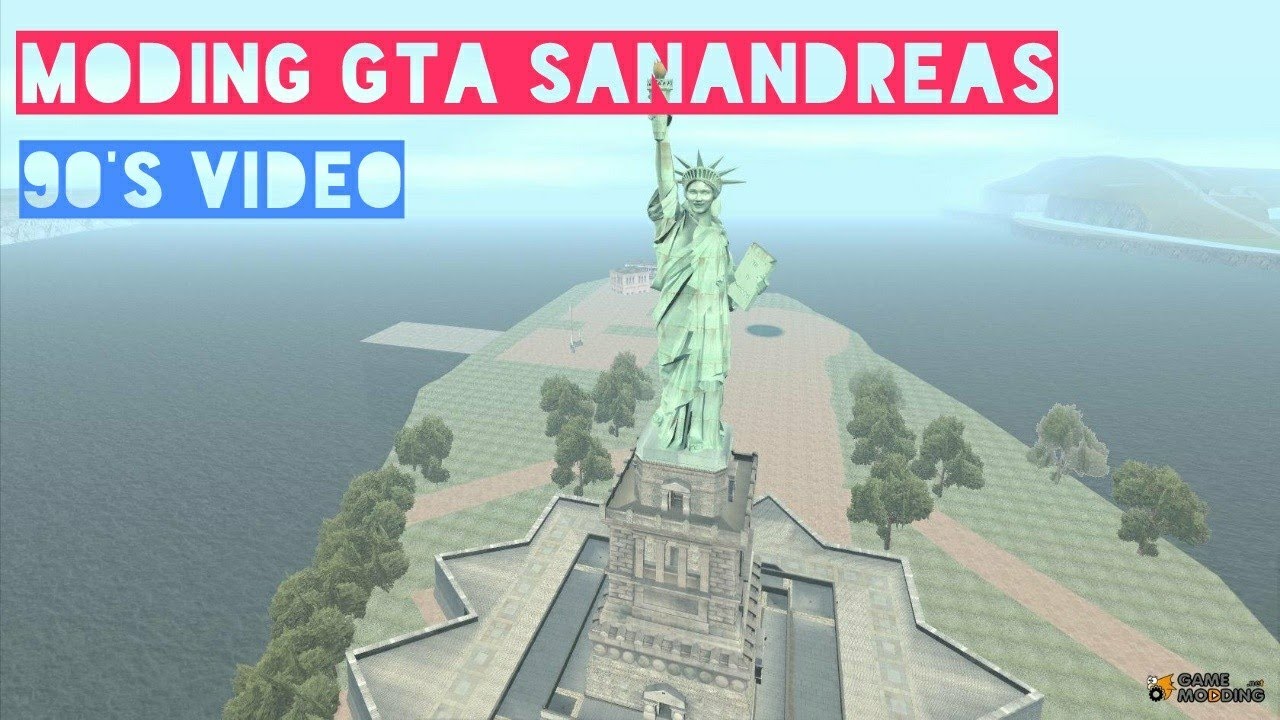 Statue of Liberty Island Mod in GTA San Andreas - YouTube