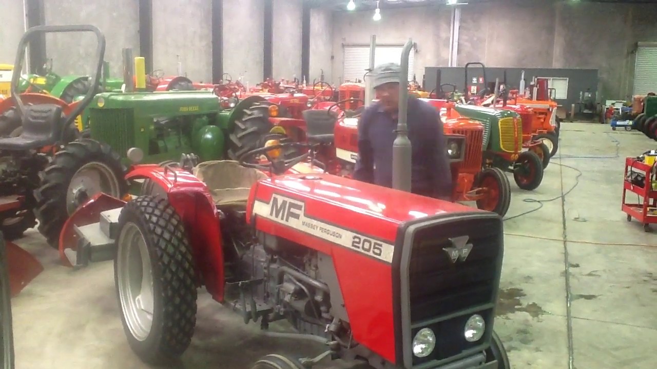 Donington Auctions - LOT 105 - 1980 Massey Ferguson 205 tractor - YouTube