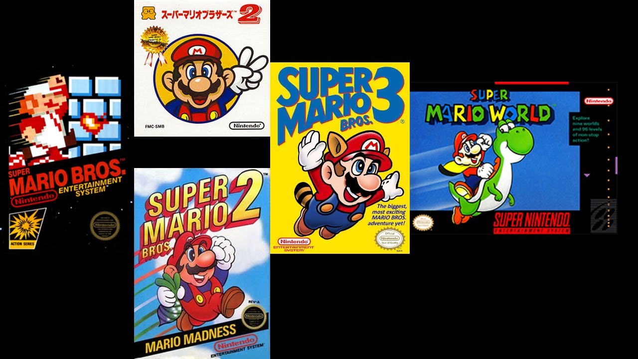 The Classic Mario games (Childhood Memories) - YouTube