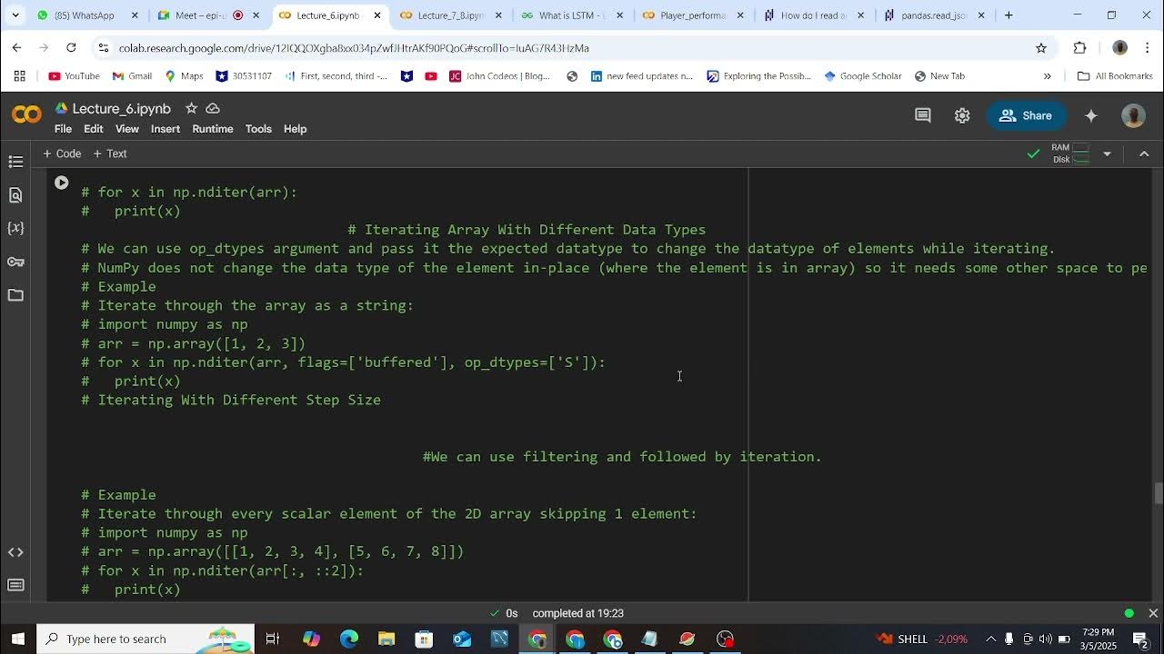 Numpy Library in python - YouTube