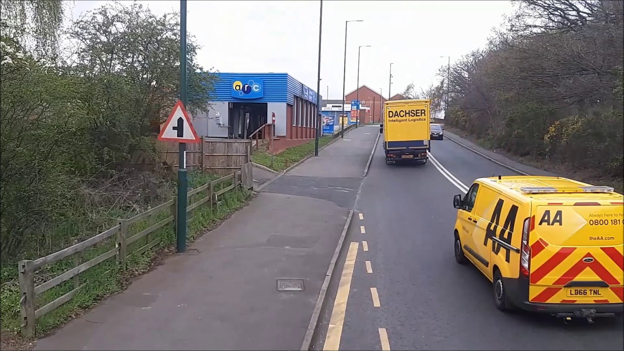 Full Route Visual of NCT Brown line 17 to Bulwell via City Hospital ...