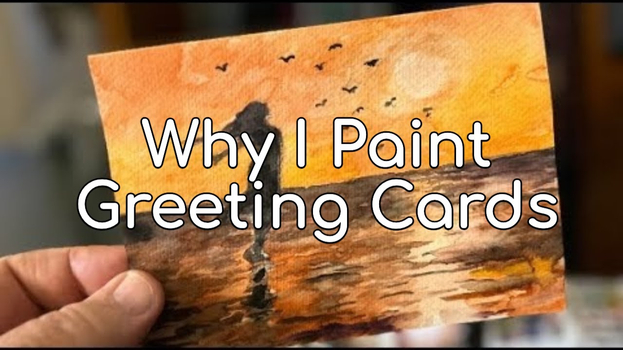 WATERCOLOR GREETING CARDS PAINTING: Ideas & Techniques! - YouTube