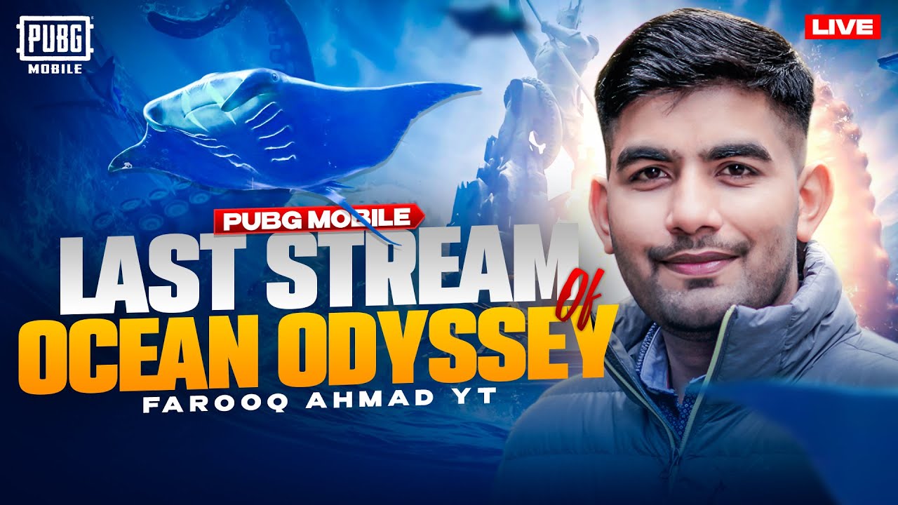 LAST STREAM of Ocean Odyssey Update 3.3 |🔥 PUBG MOBILE Live 🔥 - YouTube
