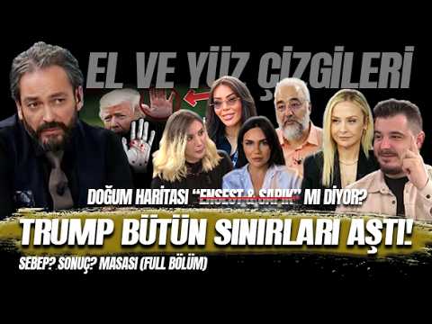 SINIR AŞILDI OLACAKLARI BEKLEYİN! TRUMP'IN EL VE YÜZ ÇİZGİLERİ VE DOĞUM HARİTASI NE DİYOR?