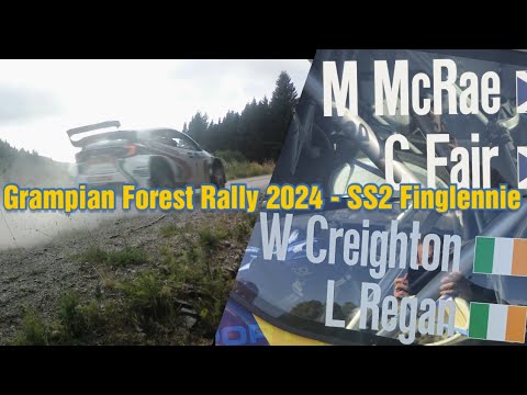 Grampian Forest Rally 2024- SS2 Finglennie. (skip to 06:50m) - YouTube