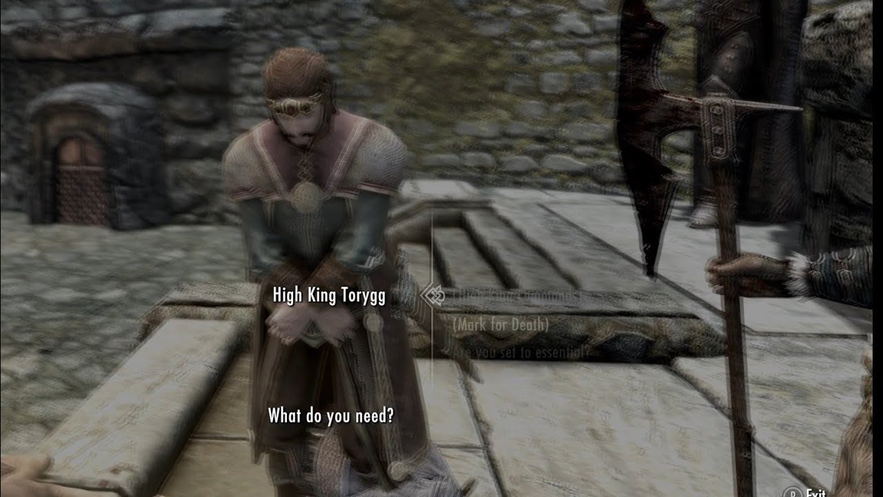the beheading of High King Torygg - the high king of skyrim Mod # ...