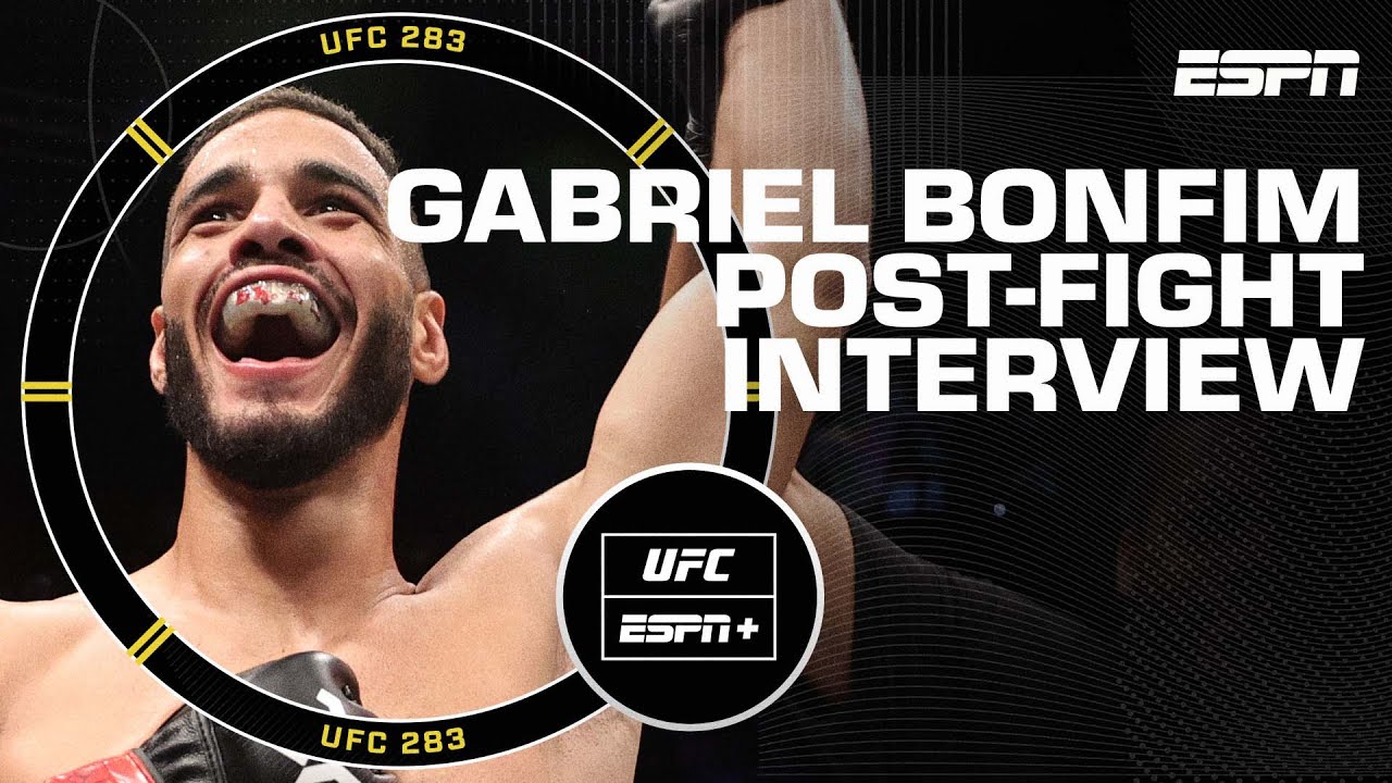 Gabriel Bonfim discusses winning UFC brother alongside his brother ...