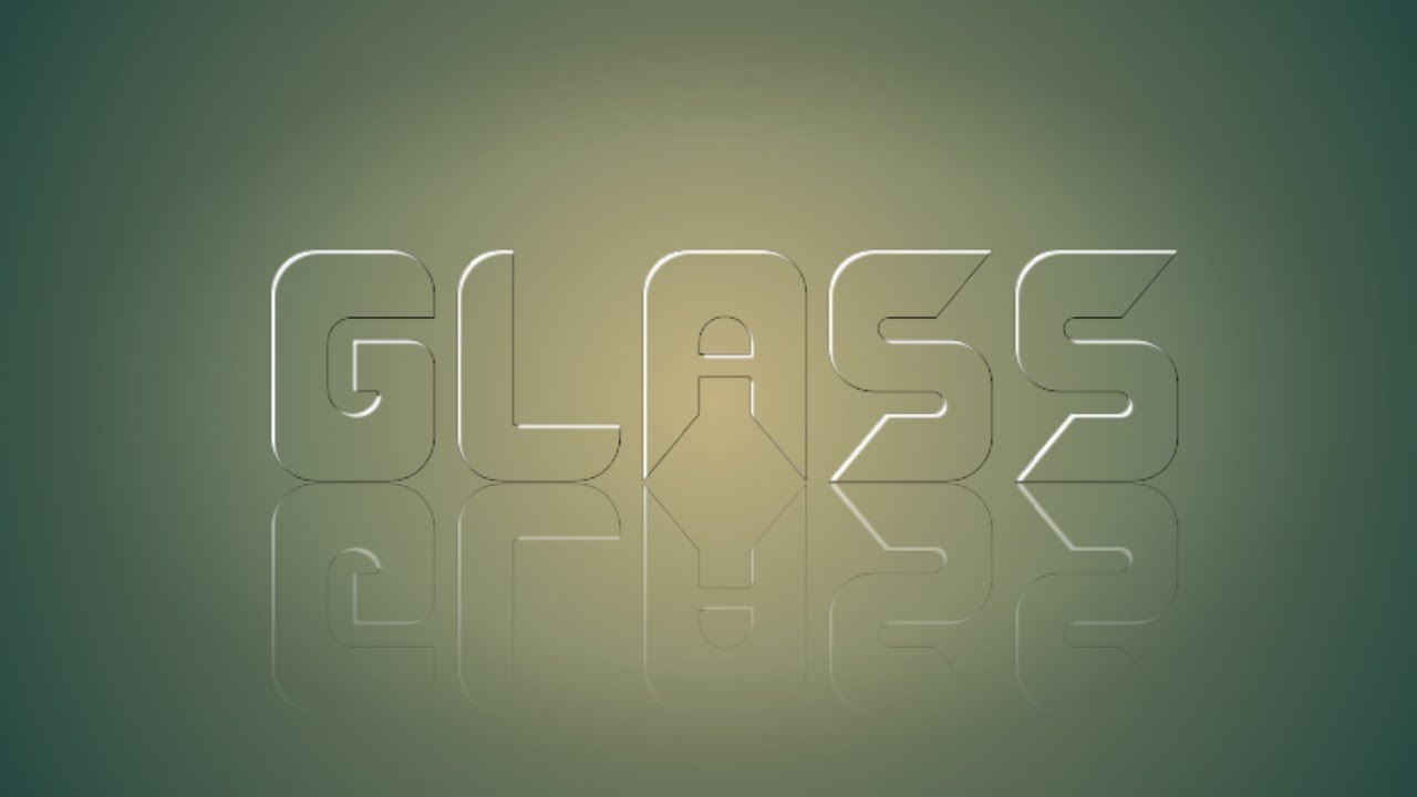Glass font effect tutorial | glass font editing pixellab - YouTube