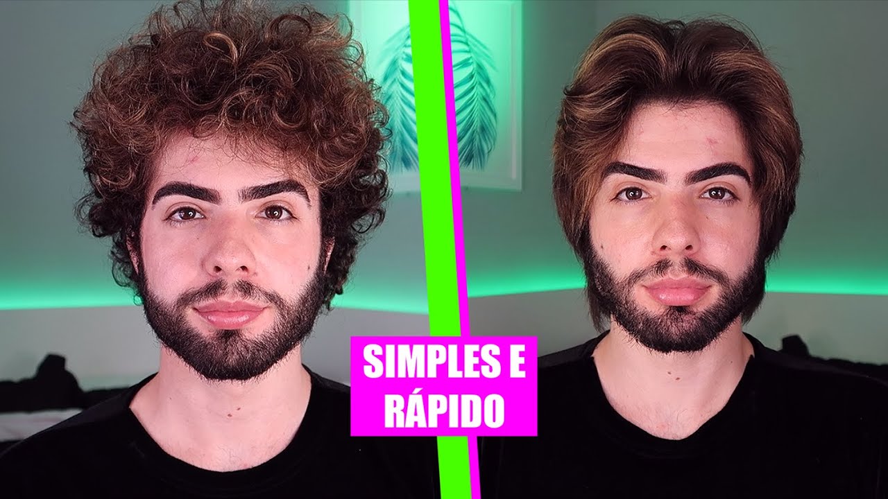 COMO ALISAR O CABELO EM CASA EM 5 MINUTOS DE VÍDEO - YouTube