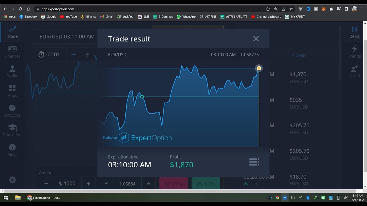 How To Analyze Expert Option ? Expert Option Alligator Indicator - YouTube