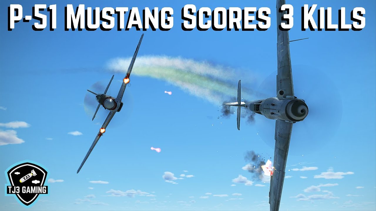 P-51 Mustang Scores 3 Kills in Dogfight! Cinematic - Historic Combat ...