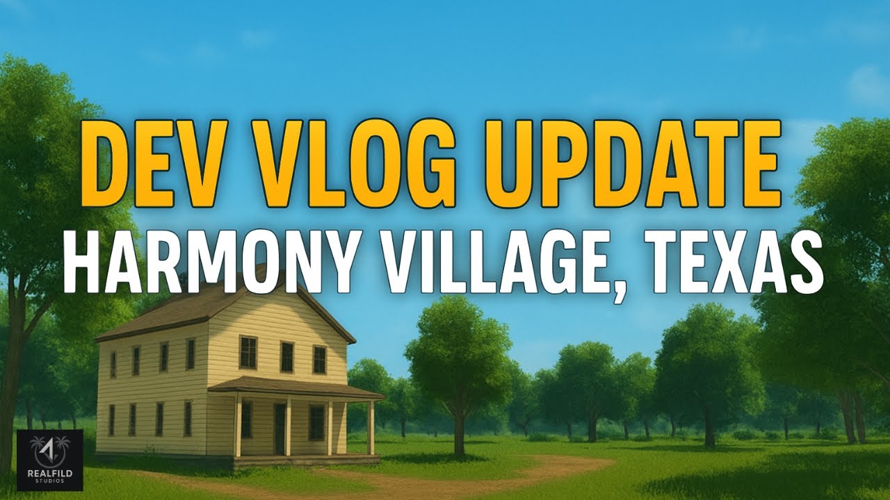 Harmony Village, Texas – Development Update by Realfild Studios - YouTube