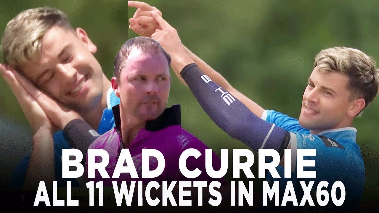 Let's Rewind Brad Currie All 11 Wickets in MAX60 Caribbean League 2024 ...